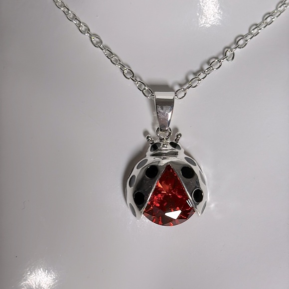 Jewelry | Ladybug Gemstone Uniquely Designed Lovely Necklace18 Plus2 ...